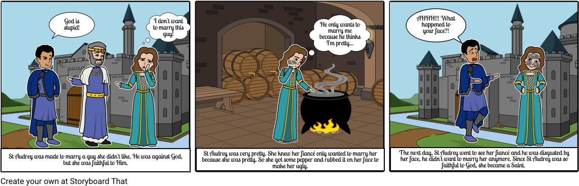 Download Parable Of St Audrey - Cartoon PNG Image with No Background ...
