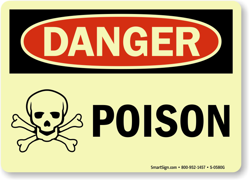 Download Poison Warning Signs - Mysafetysign Danger H2s May Be Present ...