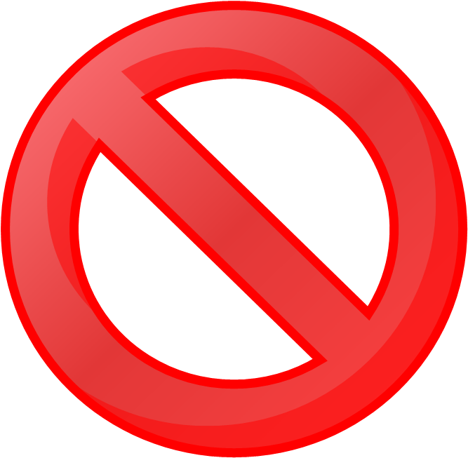 Download Not Allowed Symbol Asset - Clipart Not Allowed Symbol PNG ...