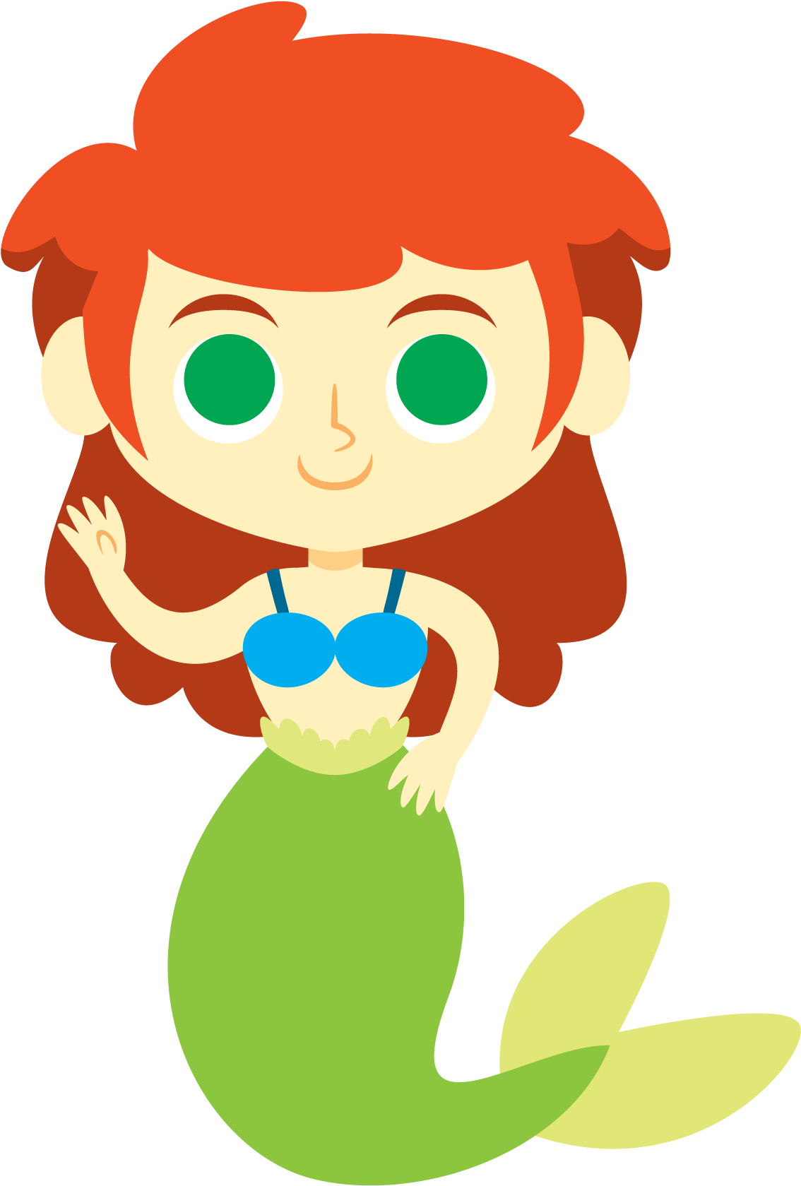 Download Mermaid Free To Use Cliparts - Clipart Cartoon Mermaid PNG ...