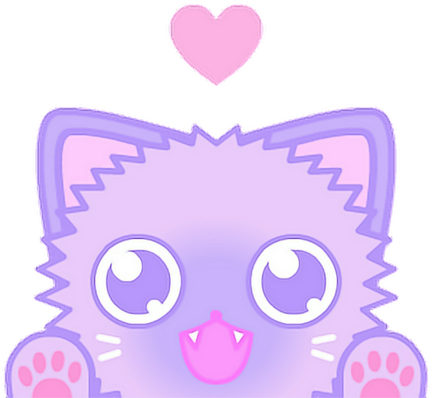 Download Icon Kawaii Purple Png PNG Image with No Background - PNGkey.com
