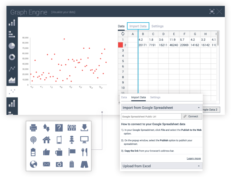 Insert Data Into Your Scatter Plot - Data - Free Transparent PNG ...