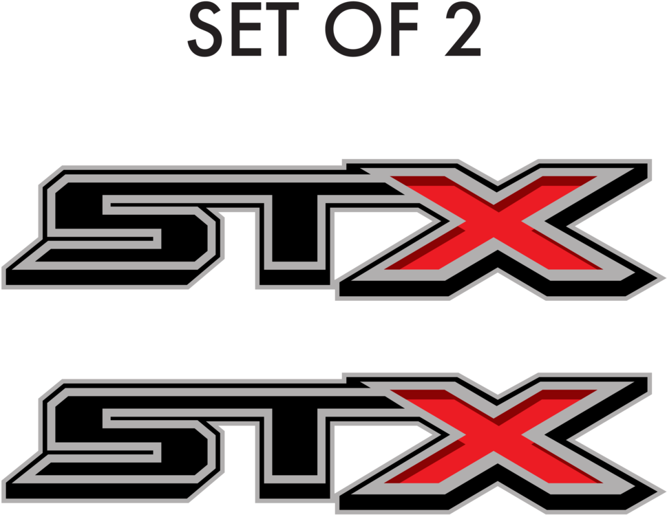 Download Set Of - Ford 2018 Stx Sticker PNG Image with No Background ...