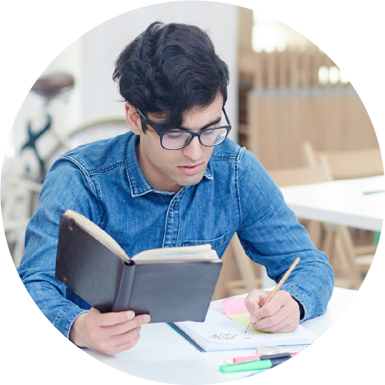 Download Image Of A Boy Doing Homework - Reading PNG Image with No ...