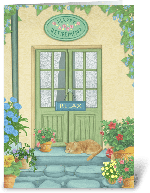 Happy Retirement Greeting Card - Window - Free Transparent PNG Download ...