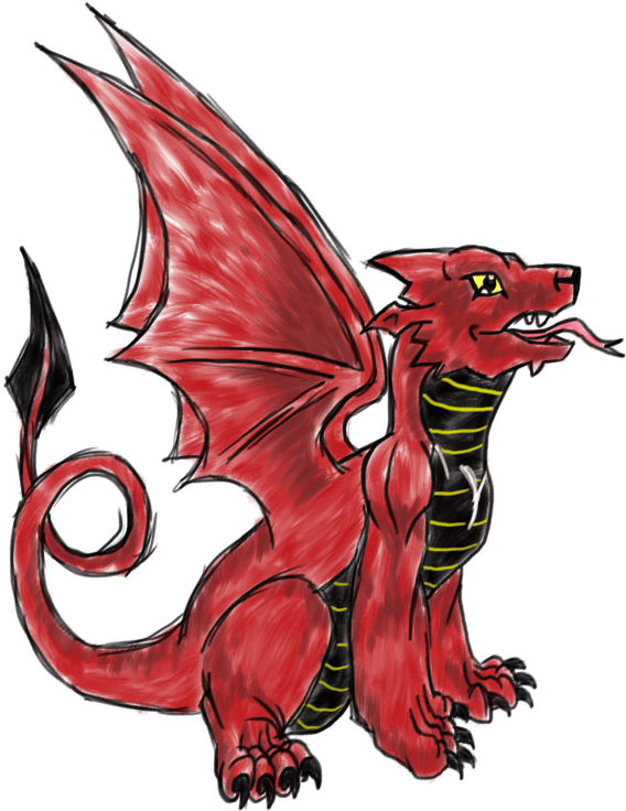 Download The Welsh Dragon - Welsh Dragon PNG Image with No Background ...