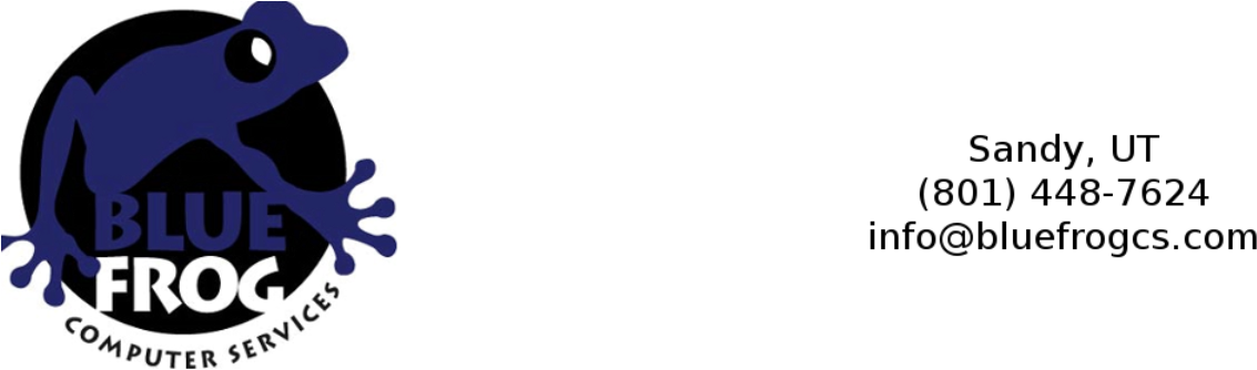 Download Blue Frog Computer Services - Computer PNG Image with No ...