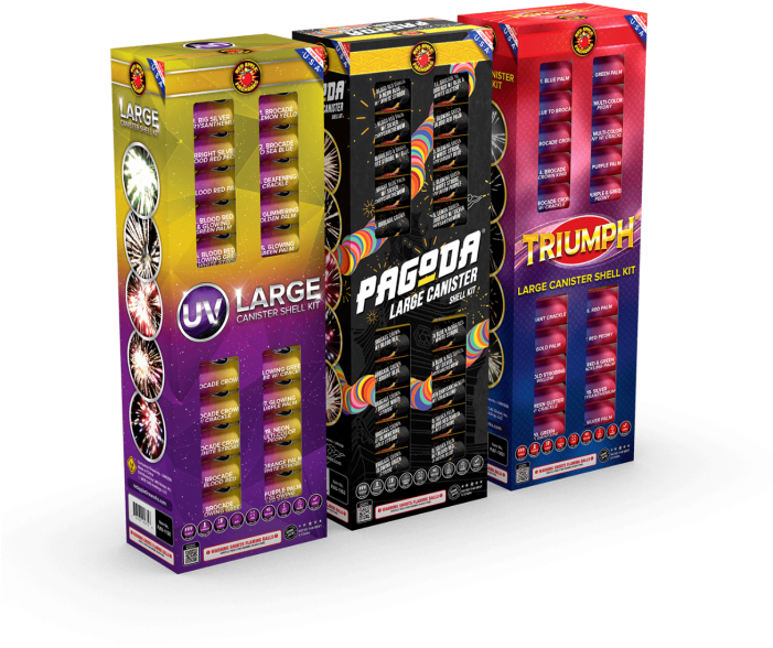 Download 4 Inch Large Canister Shell Kit Sampler® - Inch PNG Image with ...