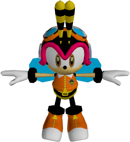 Download Pc Computer Sonic Heroes Charmy The Models Resource - Cartoon ...