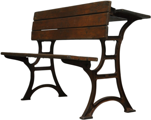 Download School Bench, 1930s PNG Image with No Background - PNGkey.com
