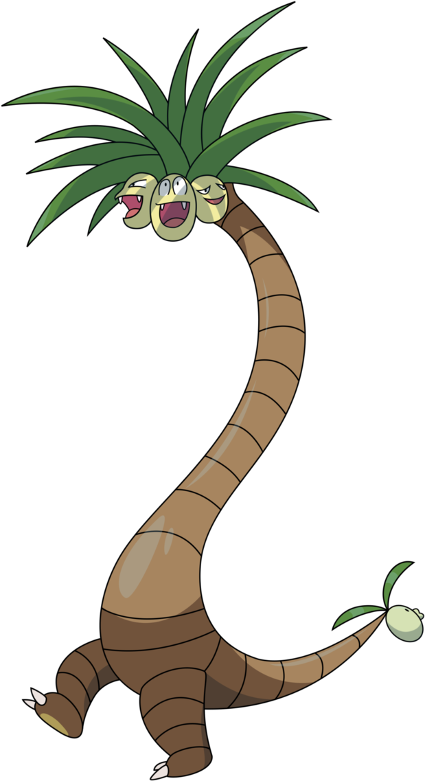 Exeggutor Alola Png - Free Transparent PNG Download - PNGkey