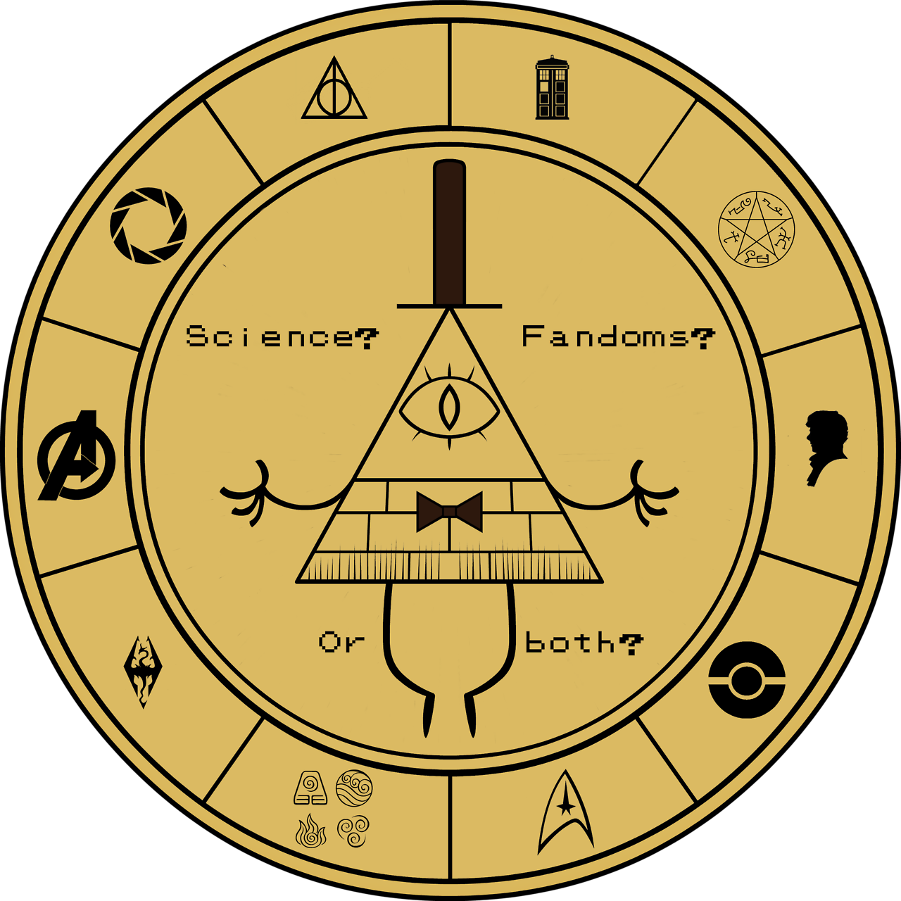 Download Шифр Колесо - Bill Cipher Wheel PNG Image with No Background ...