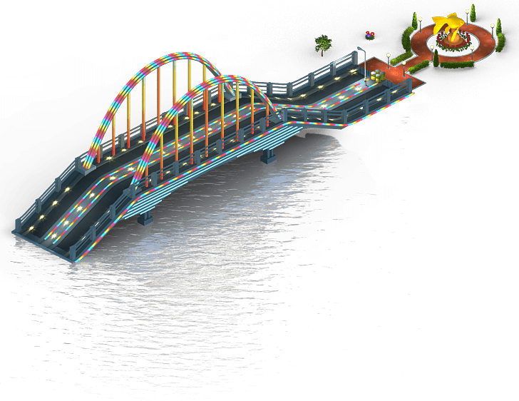 Download Rainbow Bridge L1 - Rainbow Bridge PNG Image with No ...