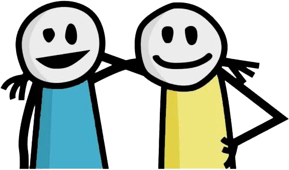 Download Stick Figure Friends Png Graphic Stock - Happy Friendship Day ...