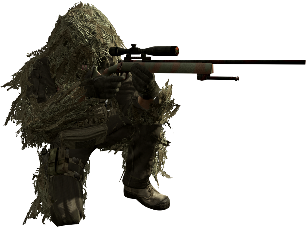 Download Cod4 Sniper Png - Call Of Duty Render PNG Image with No ...