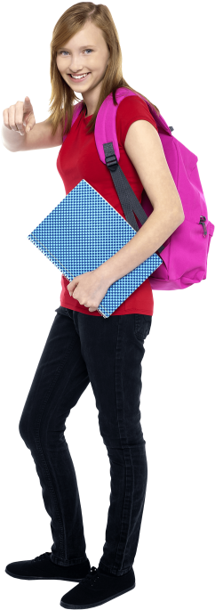 Free Png Young Girl Student Png Images Transparent - Standing Student ...