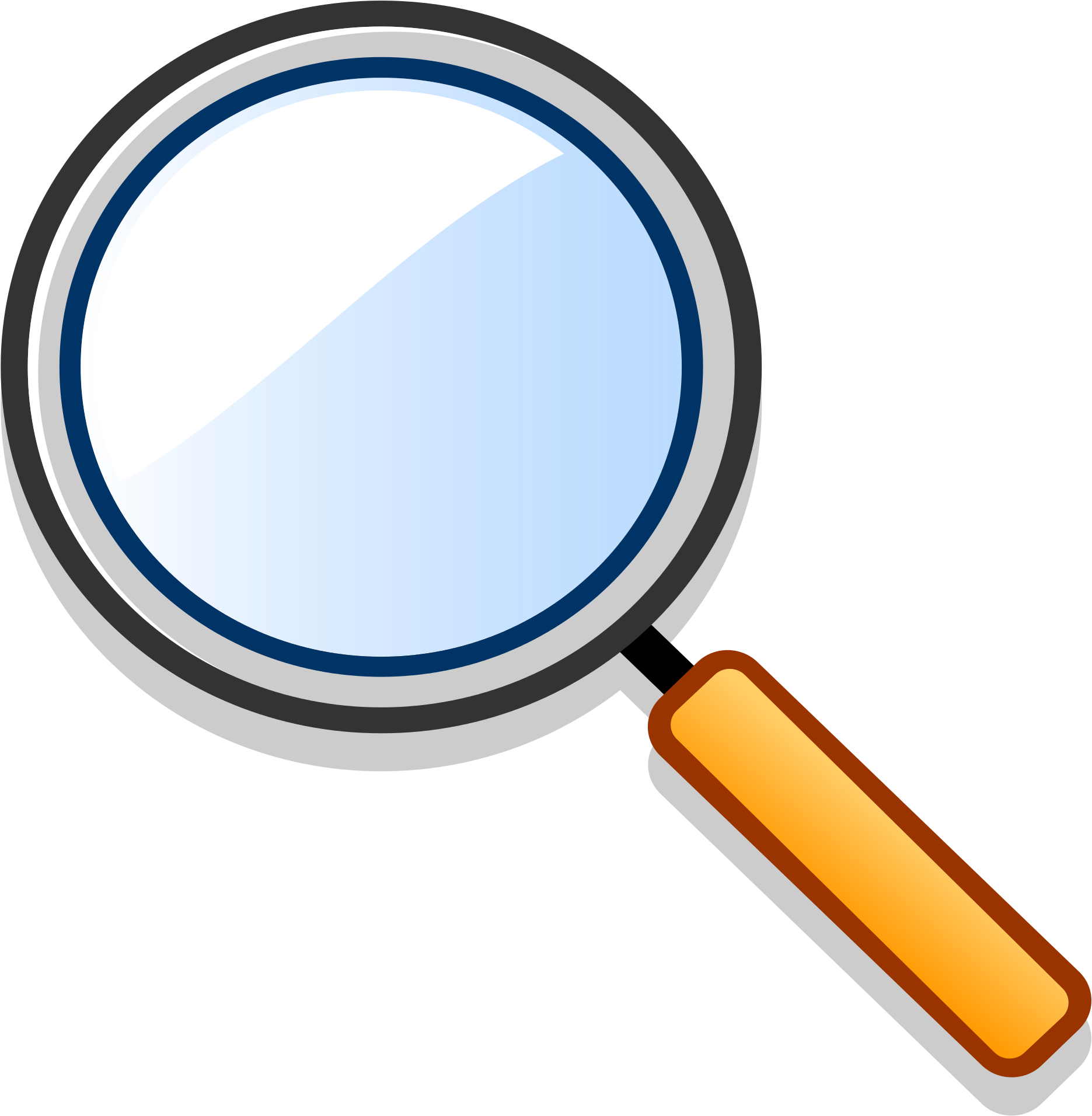 Download File Magnifying Cc Svg - Creative Commons Magnifying Glass PNG ...