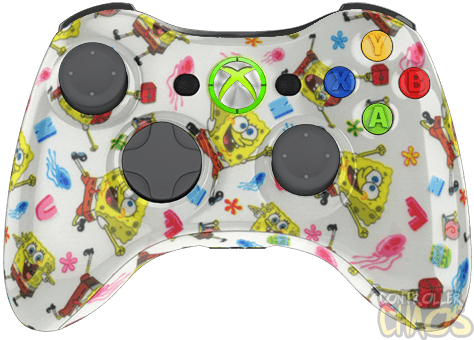 Xbox 360 Controller Png Spongebob Controller - Game Controller - Free ...
