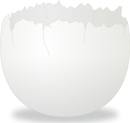 Download Easter Egg Cracked Open PNG Image with No Background - PNGkey.com