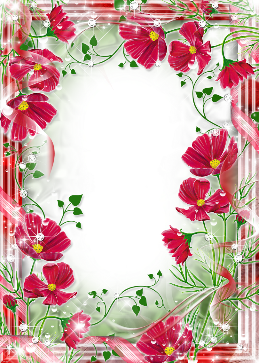 Download Beautiful Frame Flowers Clipart Picture Frames Flower ...