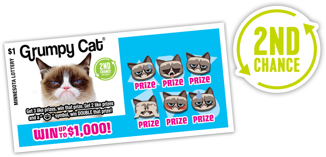 Download 729 Grumpy Cat 2ndchance - Minnesota State Lottery PNG Image ...