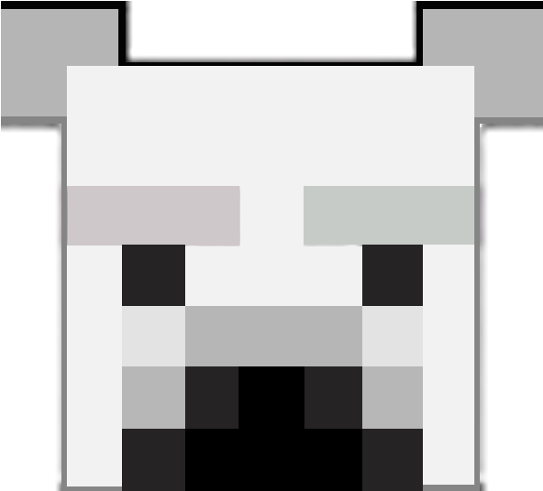 Download Polar Bear Face - Minecraft Polar Bear Face PNG Image with No ...