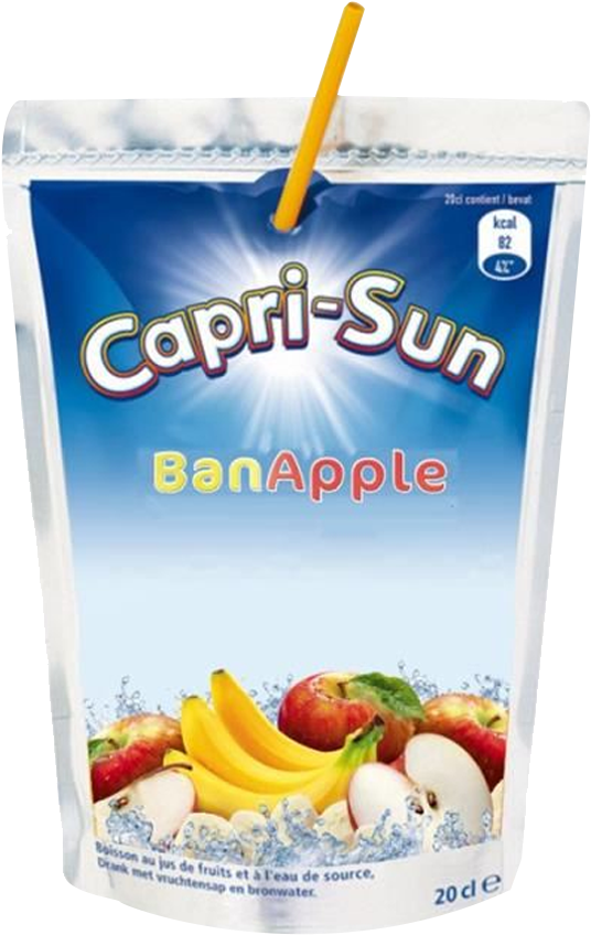 Capri-sun Banane Pomme - Capri Sonne - Free Transparent PNG Download ...