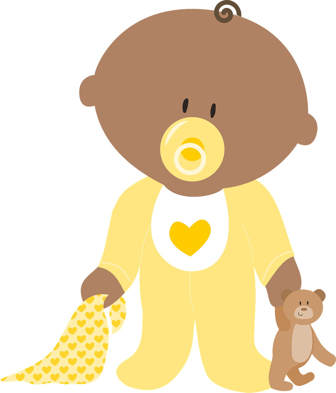 Download Baby Gender Neutral Cartoon PNG Image with No Background ...