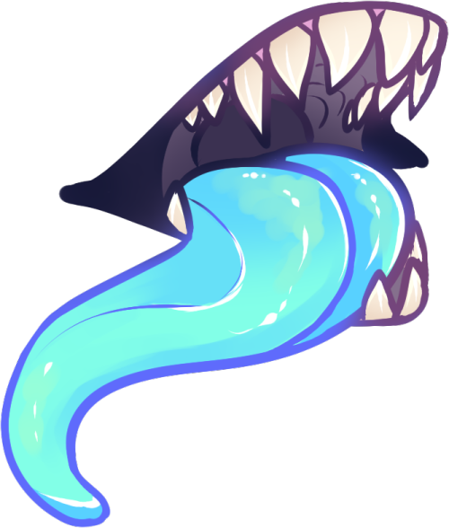 Fangs Transparent Background Clipart - Monster Mouth Stickers - Free ...