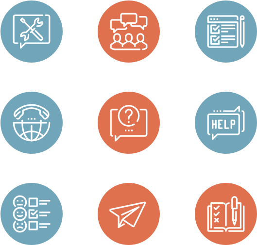 Download Customer Service - Circle PNG Image with No Background ...