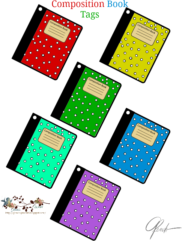 Free Printable Composition Book Tags - Lilac - Free Transparent PNG ...
