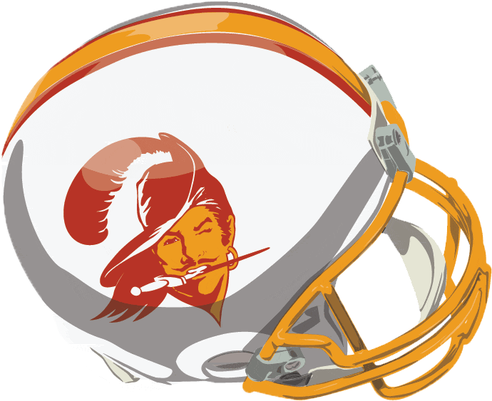 Lions Bucs - Tampa Bay Buccaneers Orange Helmet - Free Transparent PNG ...