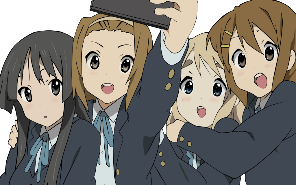 117564 Akiyama Mio Hirasawa Yui K-o - K On Girls - Free Transparent PNG ...
