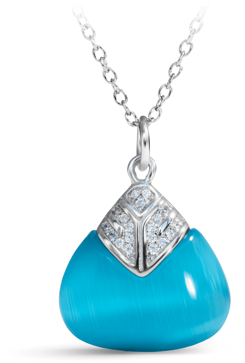 Download Bermuda Triangle Petite With Rolo Chain - Davidrose PNG Image ...