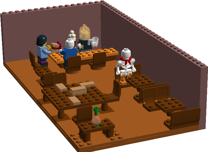 Download Grillby's Bar - Undertale Lego Sets PNG Image with No ...