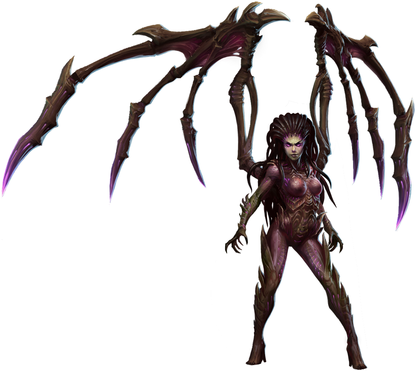 01 Of - Kerrigan 3d Model Heroes Of The Storm - Free Transparent PNG ...