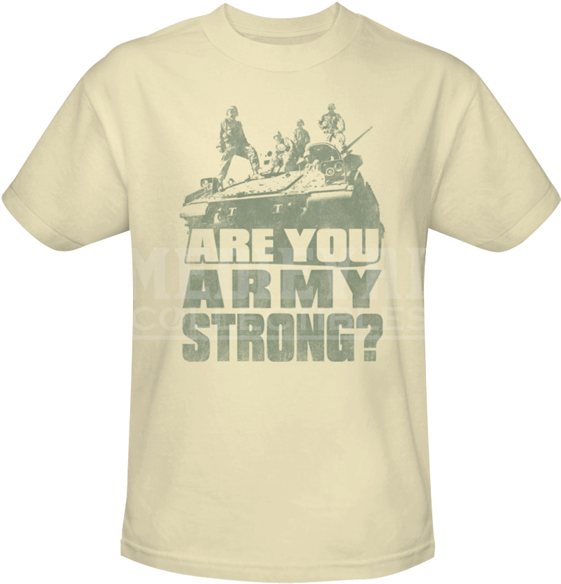 Download Are You Army Strong T-shirt PNG Image with No Background ...