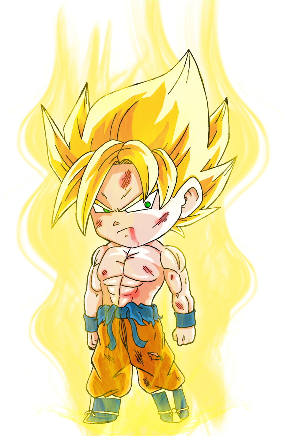 Pra Quem Está Procurando Chibi Do Dragon Ball Em Png - Chibi Goku Super ...