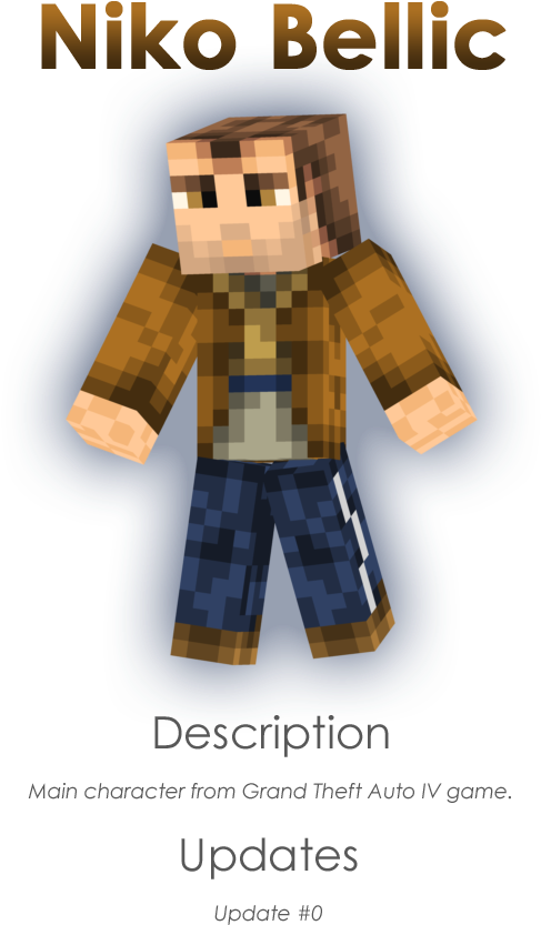Download Rgwpng - Niko Bellic Gta Iv Minecraft PNG Image with No ...