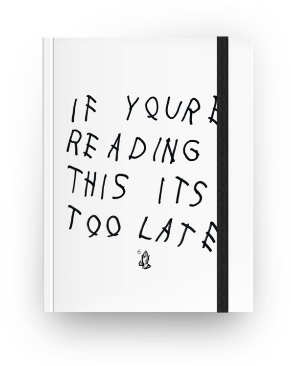 Download Caderno If You're Reading This It's Too Late De Bruno - If You ...