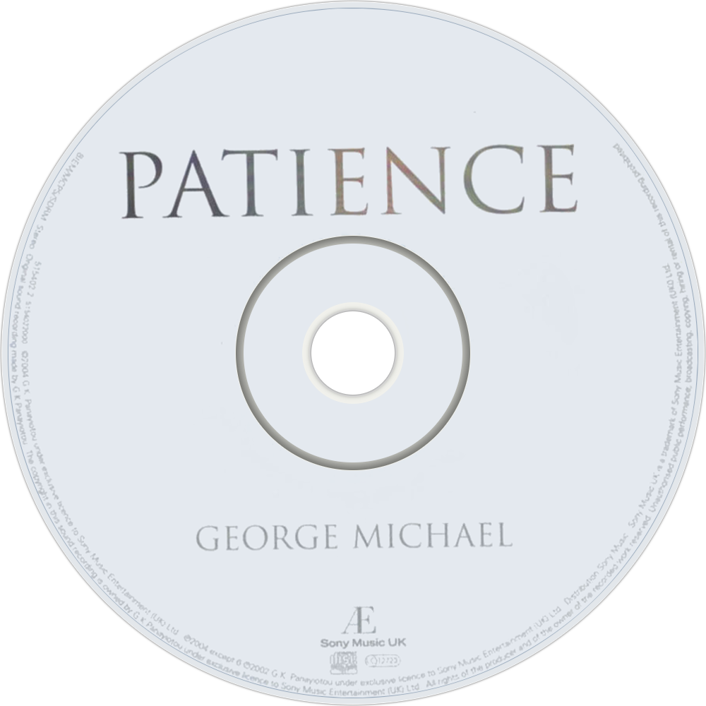 Download George Michael Patience Cd Disc Image - Cd PNG Image with No ...