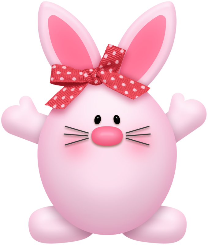 Download Pink Bunny - Easter PNG Image with No Background - PNGkey.com