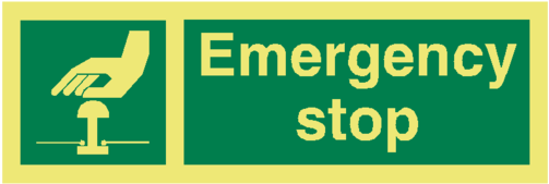 Emergency Stop Imo Sign - Safety Signages Assembly Point - Free ...