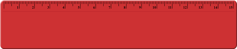 Transparent Ruler Red - Marking Tools - Free Transparent PNG Download ...
