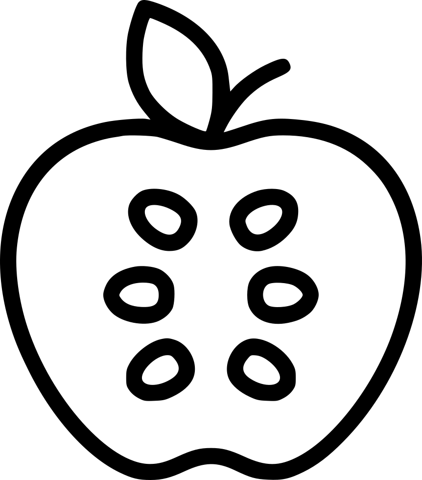 Apple Fruit Vitamin Healthy Food Diet Svg Png Icon - Clip Art - Free ...