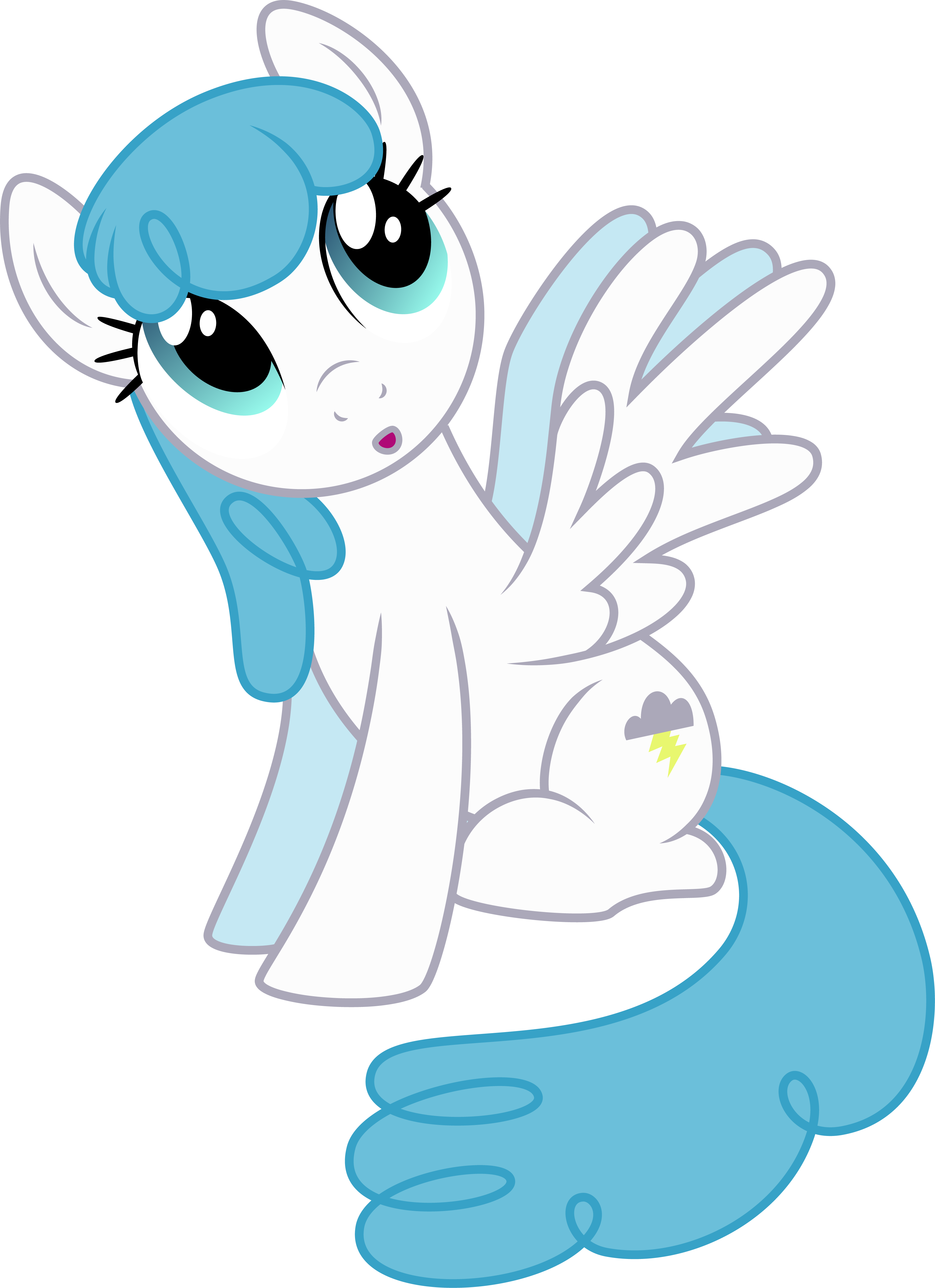 Download Silvervectors, Background Pony, Female, Lightning Bolt, - Mlp ...