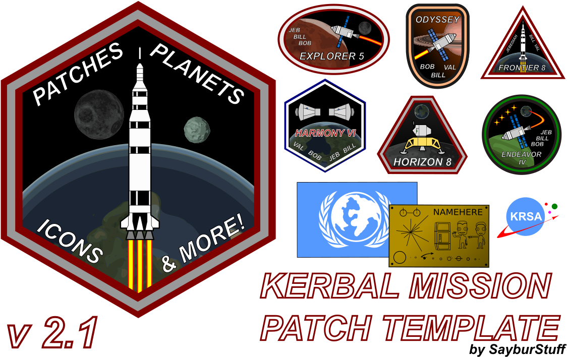 Nasa Patch Outline