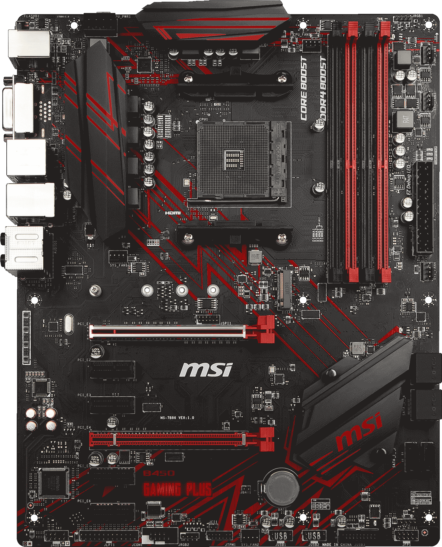 Download Tuning - Msi B450 Gaming Plus PNG Image with No Background ...