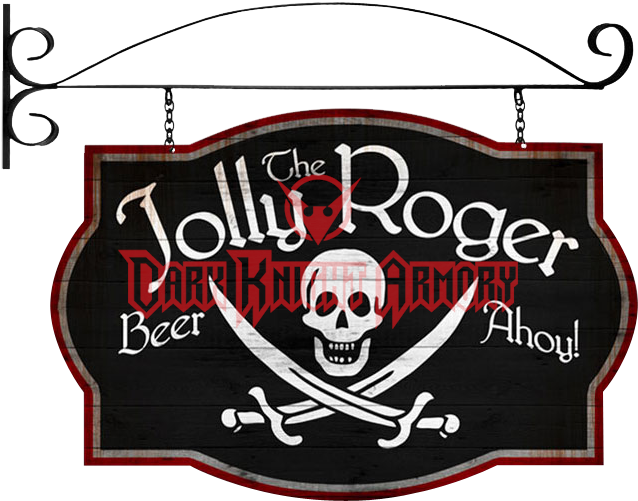 Download Double Sided Jolly Roger Tavern Sign - Tavern Signs PNG Image ...