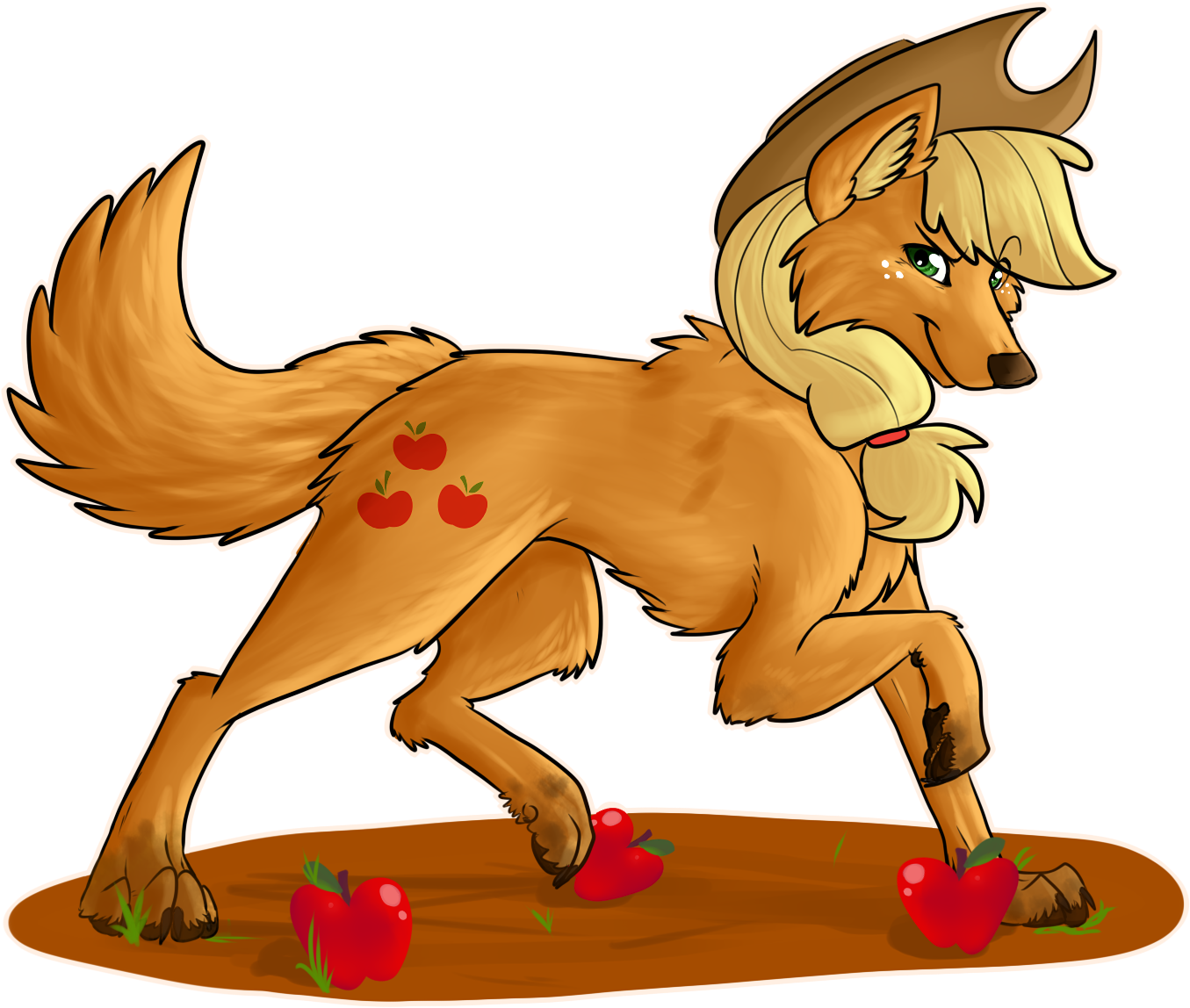 Download Apple, Applejack, Artist - Wolf Nightmare Moon From My Little ...